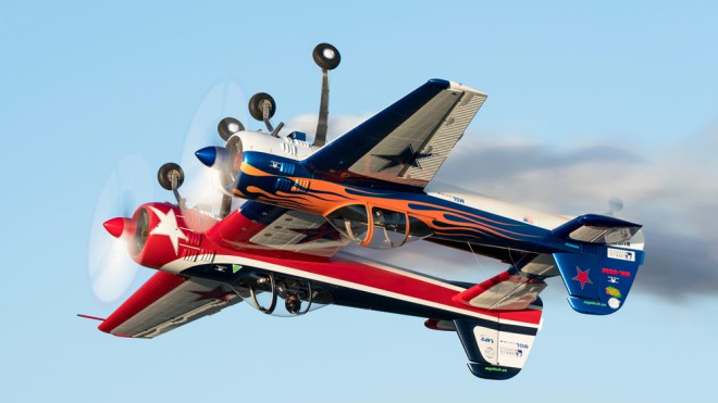 Two Planes Conjoined with a Spare Jet Engine - Filthy Lucre